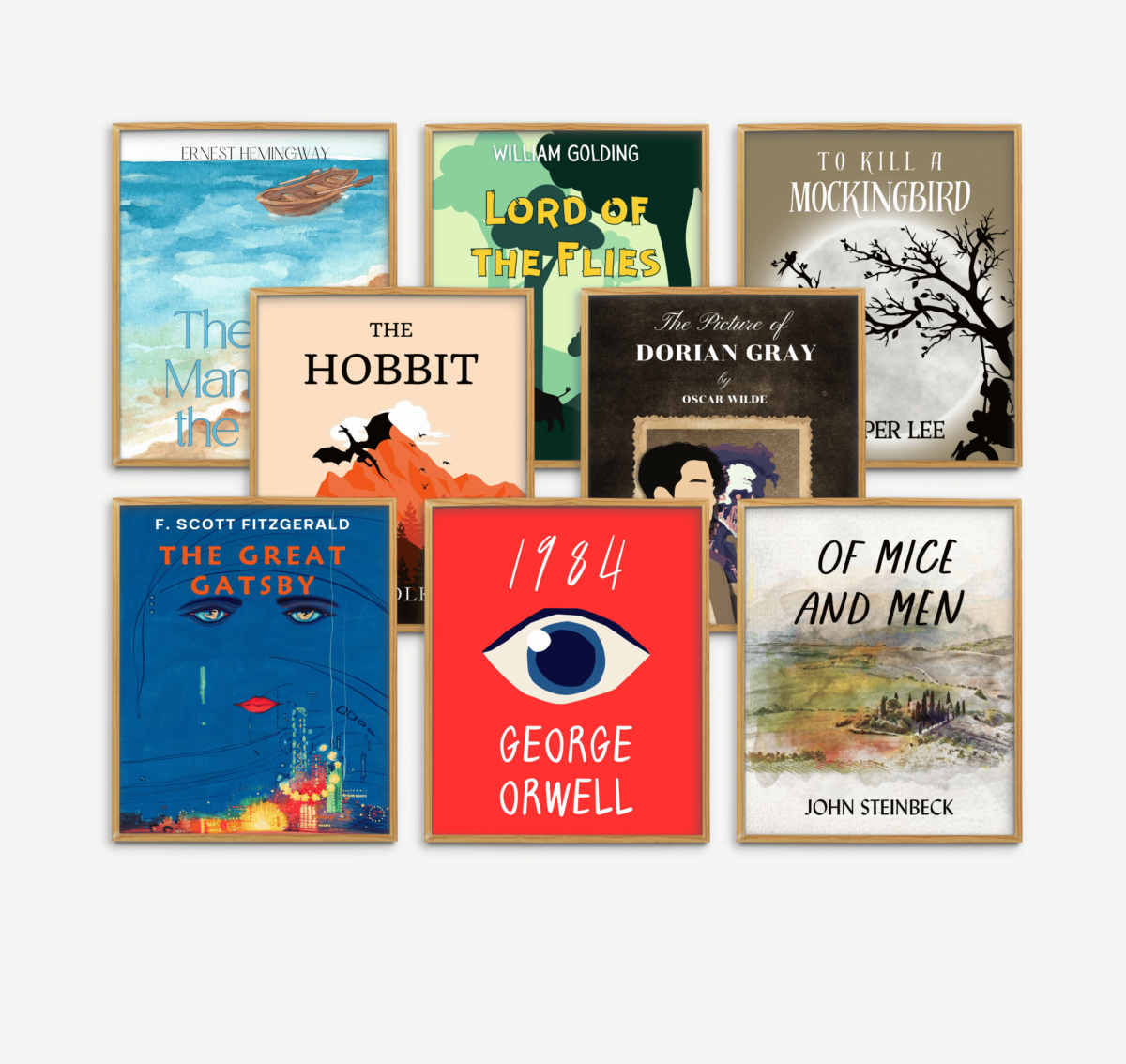 Popular Books Cover Set of 8 – Rad Tutor Gallery