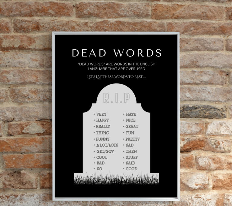 Dead Words Print – Rad Tutor Gallery