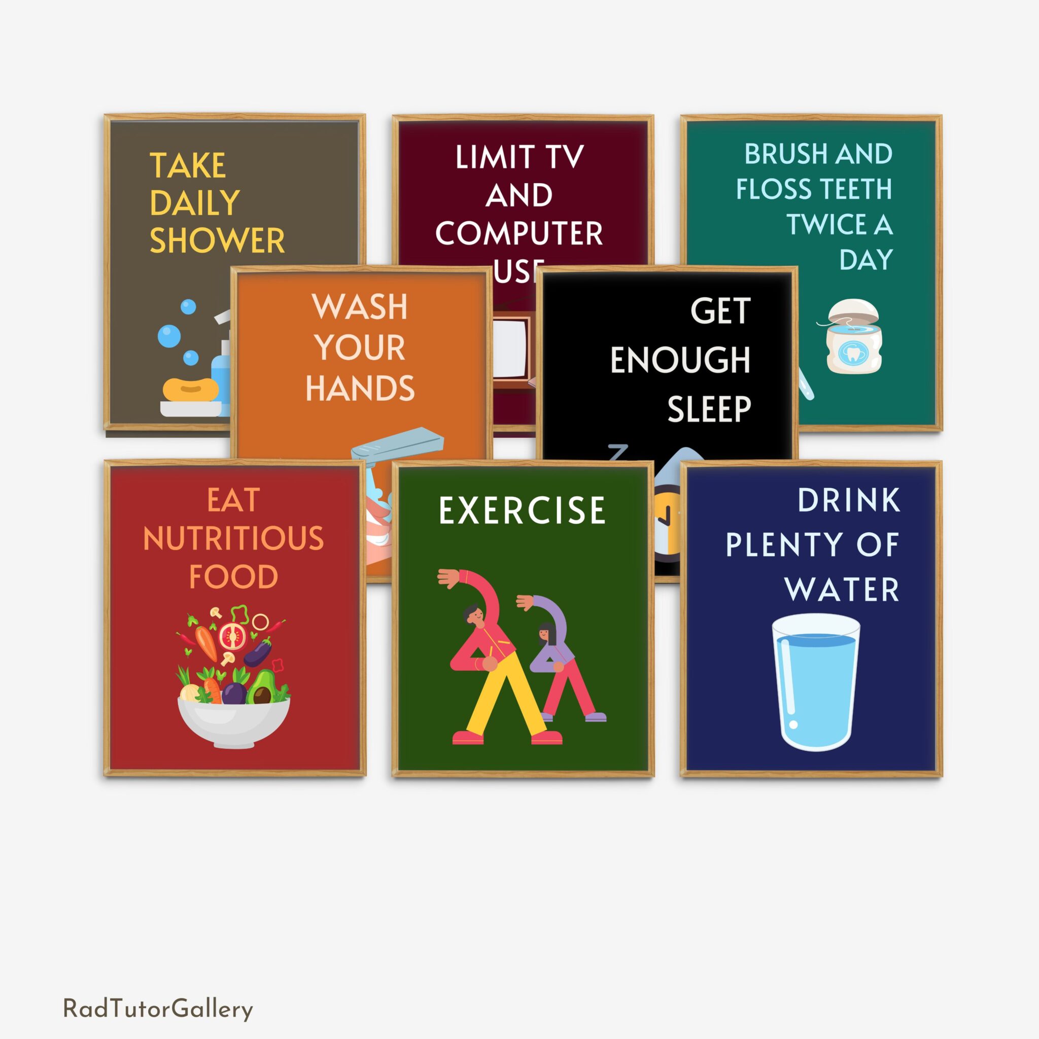Healthy Habits Posters – Rad Tutor Gallery