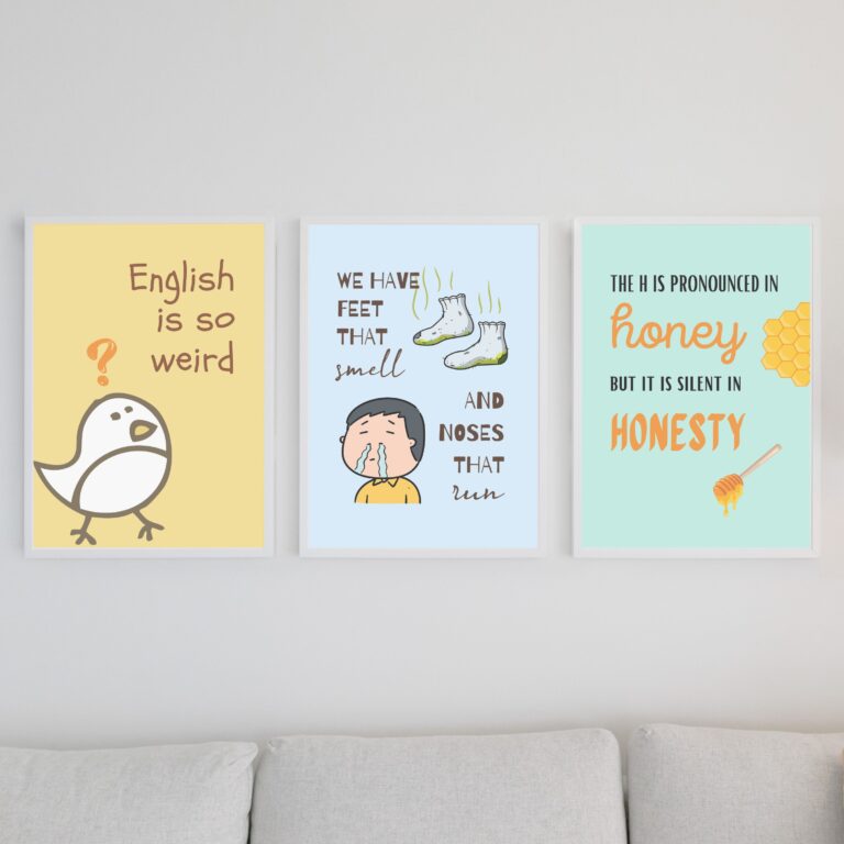 English is Weird Set – Rad Tutor Gallery