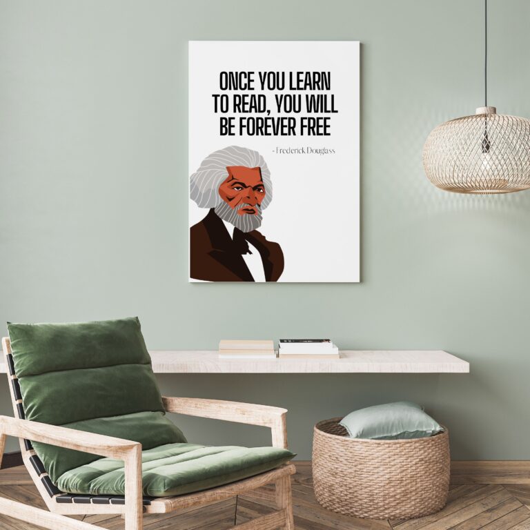 Frederick Douglass Quote Print – Rad Tutor Gallery