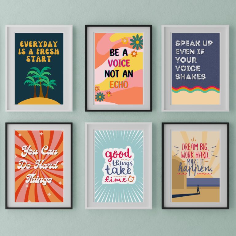 Retro Growth Mindset Posters – Rad Tutor Gallery