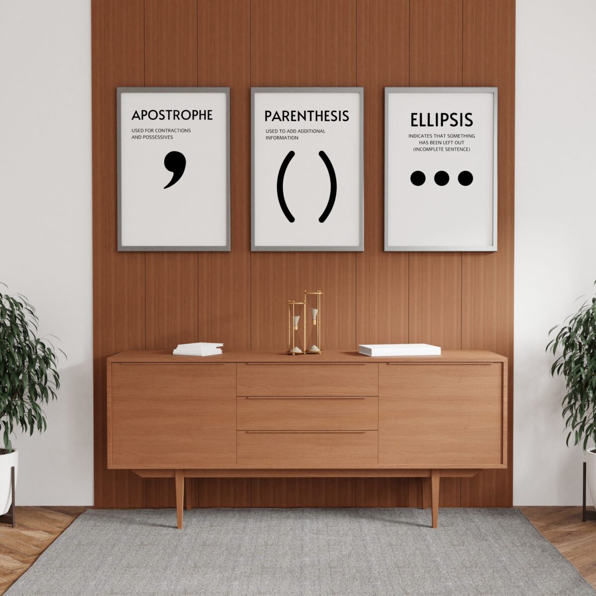 Punctuation Black and White Set – Rad Tutor Gallery