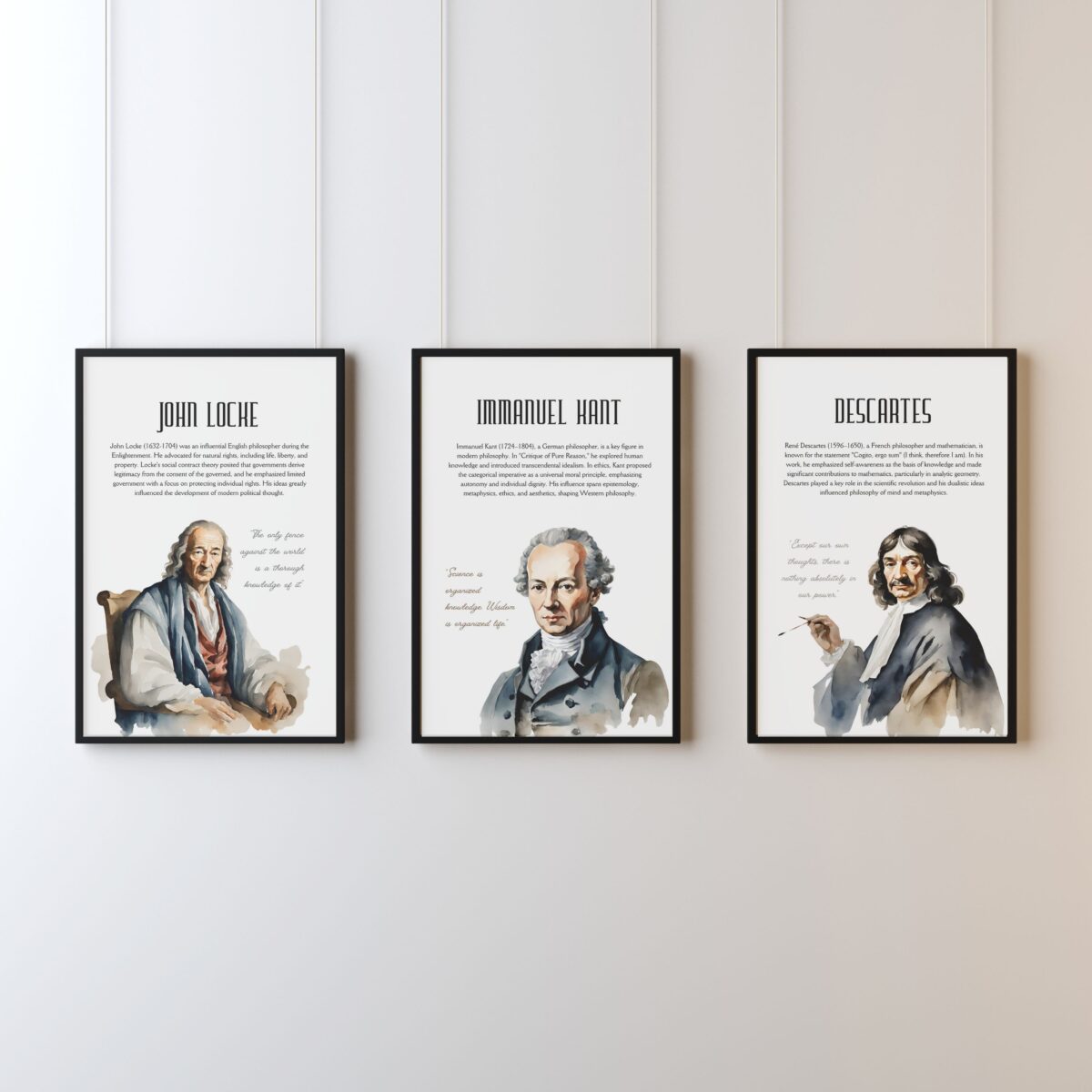 Famous Philosophers Posters – Rad Tutor Gallery