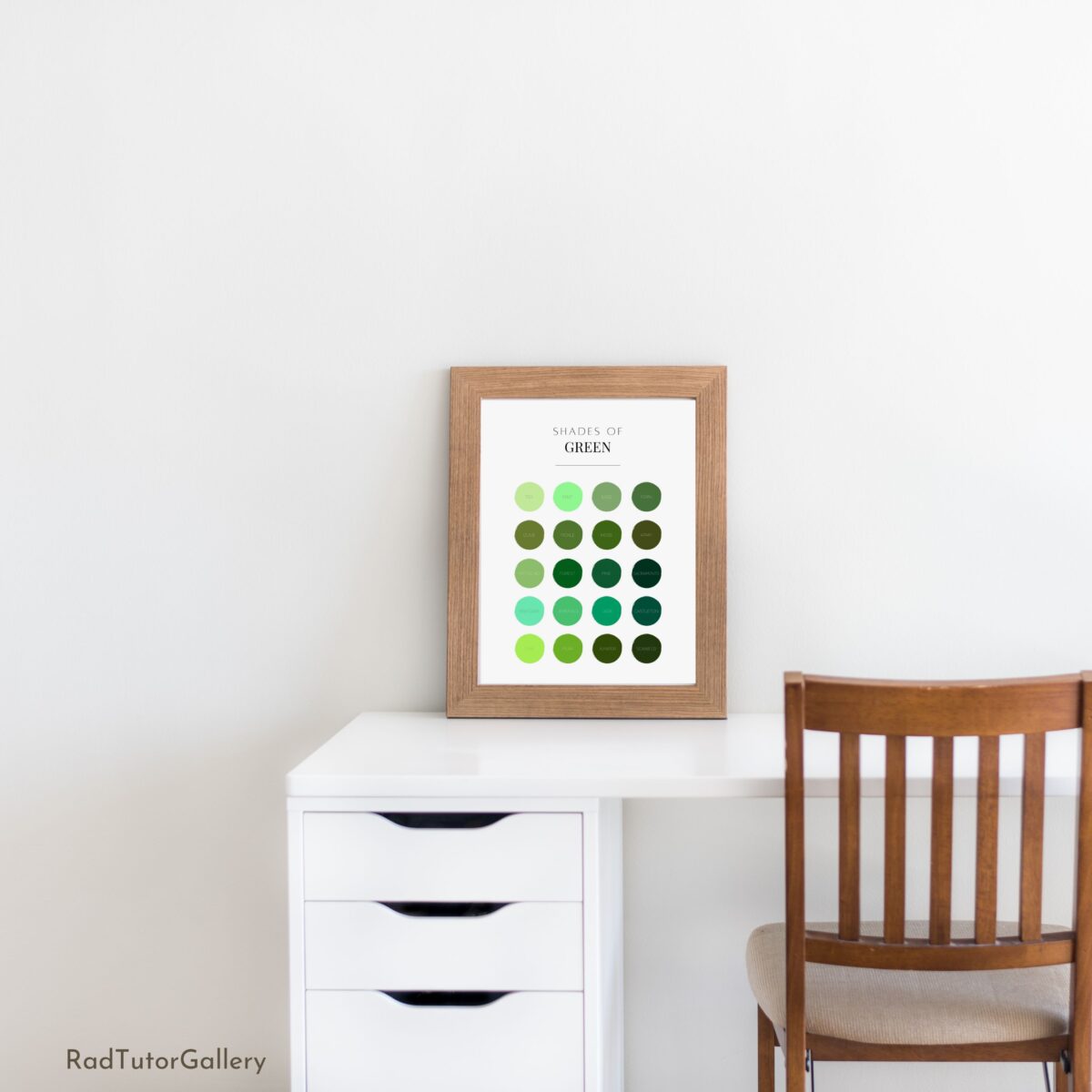 Shades of Green Print – Rad Tutor Gallery