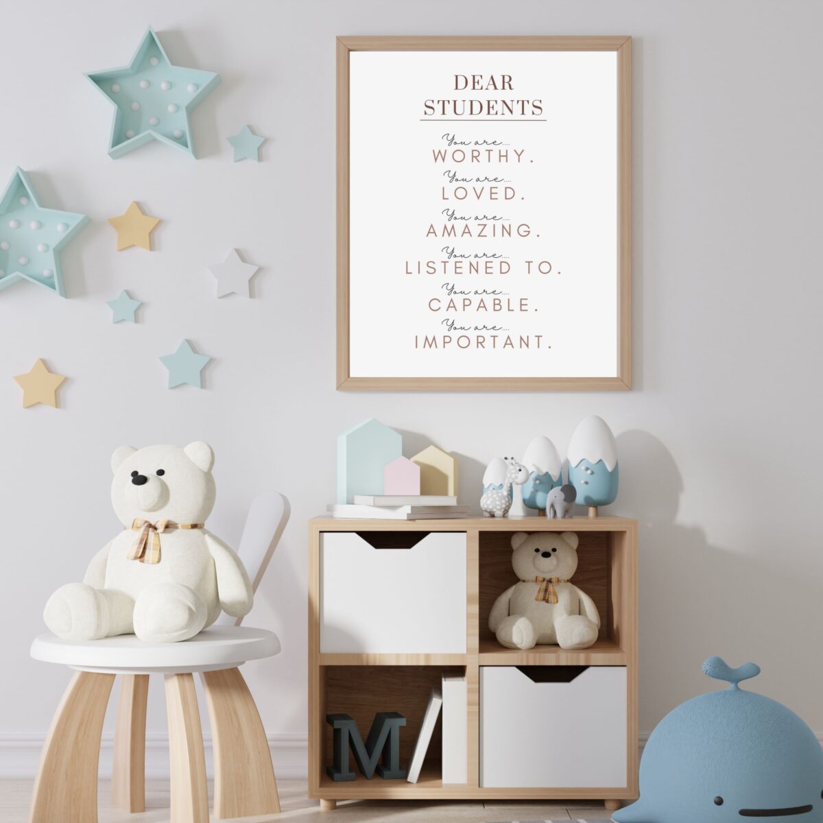 Dear Students Affirmations Print – Rad Tutor Gallery