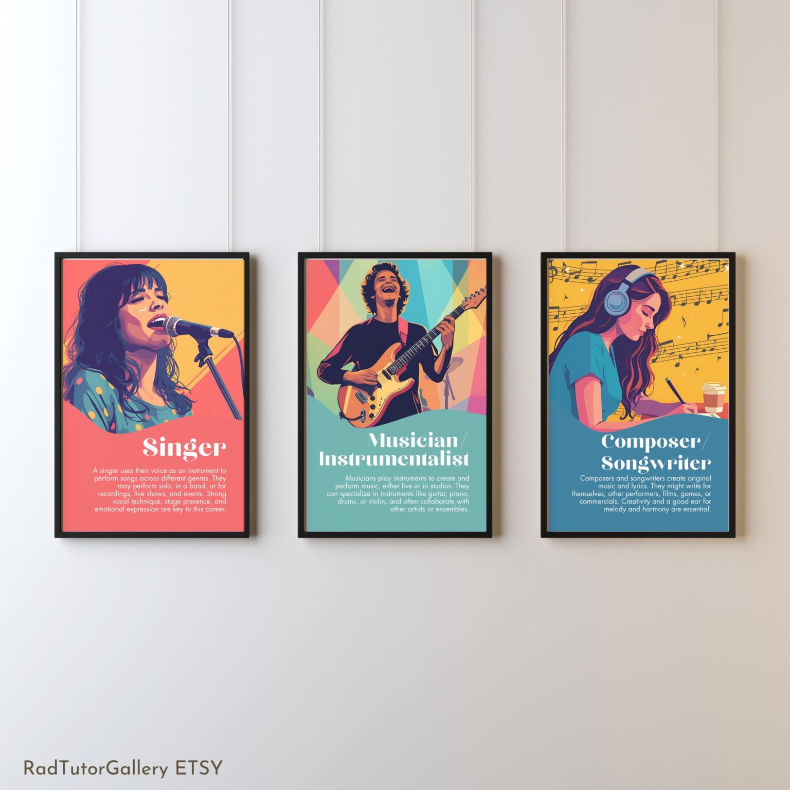 Music Careers Set of 12 – Rad Tutor Gallery